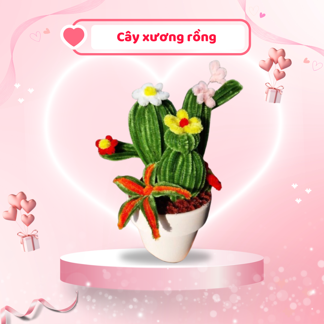 CÂY XƯƠNG RỒNG HANDMADE KẼM NHUNG 2025 - Milcah